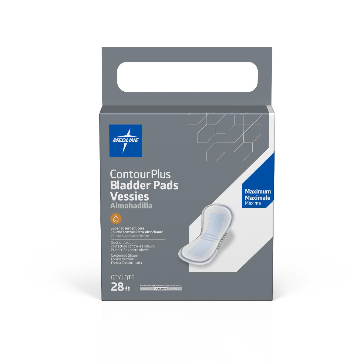 Capri Plus Bladder Control Pads, 6.5 x 13.5 Inch, case of 168