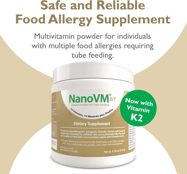 NanoVM tf Unflavored Pediatric Tube Feeding Formula, 275 Gram Jar ...