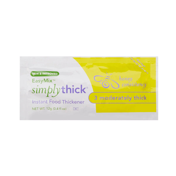 SimplyThick Easy Mix Food and Beverage Thickener, 12 Gram Individual ...
