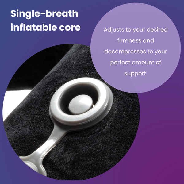 Cabeau Air Evolution Inflatable Travel Neck Pillow, Adjustable, One Size