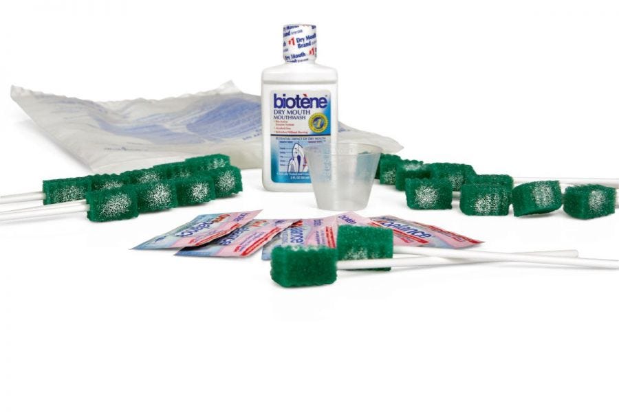 Extended Oral Care Kit with Biotene, 20 Swabs, Mouthwash | ExpressMed