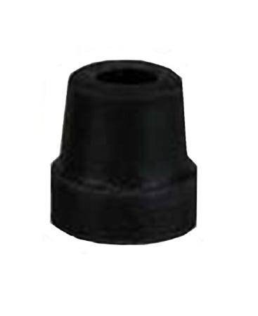 Drive Medical Replacement Tips for Small Base Quad Canes, 1/2" Diameter, Black, Box of 4, 4 Pack