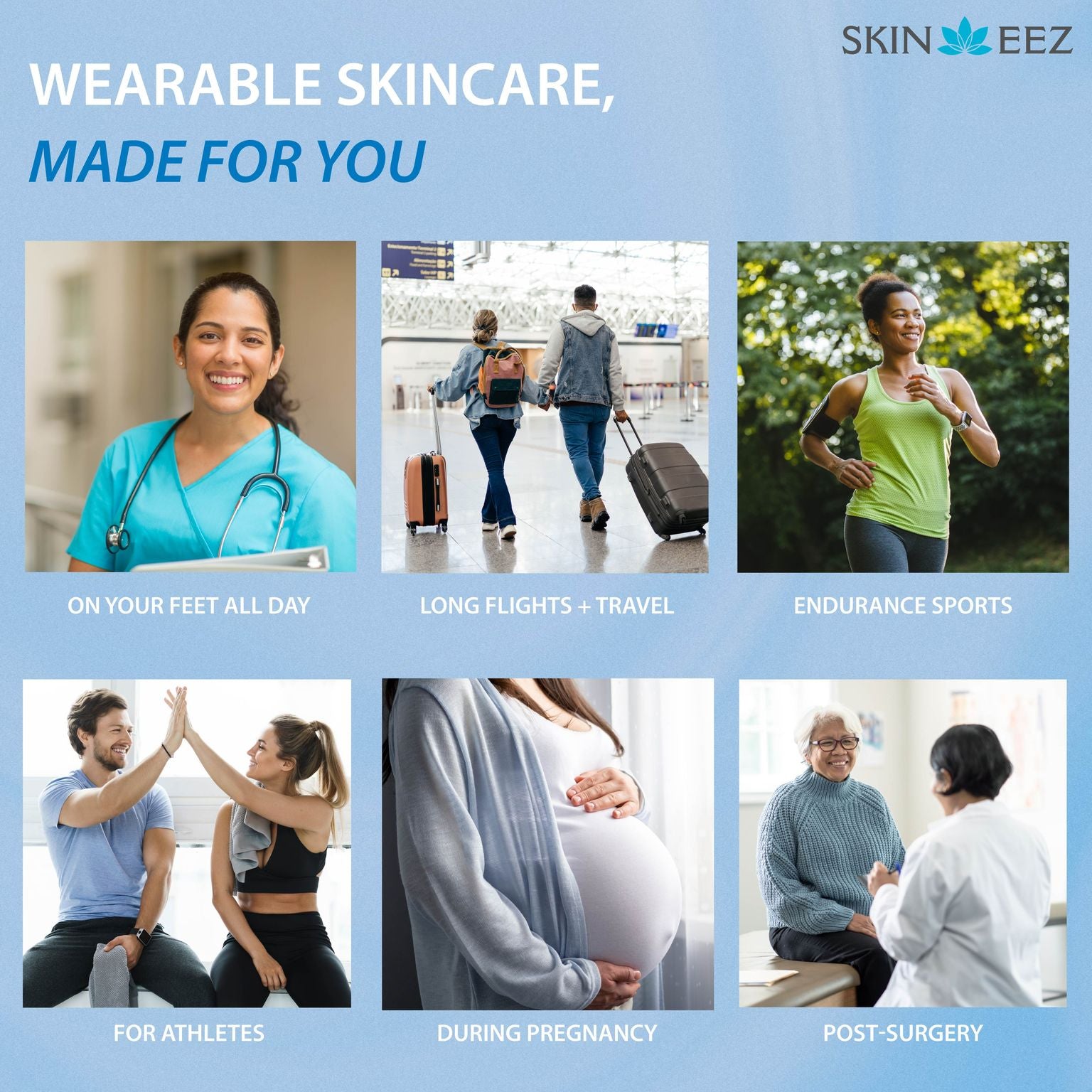 Skineez Medical Grade Advanced Healing Compression Socks, Clinically ...