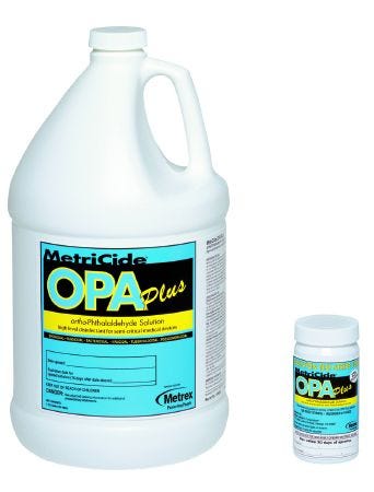 Metricide Opa Plus High-Level Disinfectant: 4 Count, 1 gallon, Bottle ...