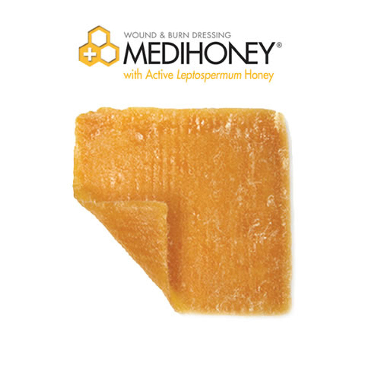 MEDIHONEY 31045 Calcium Alginate Dressing for Wounds & Burns, 4 x 5 Inch