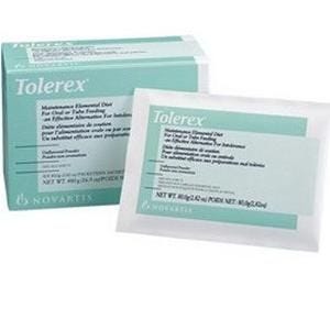 Tolerex Maintenance Elemental Diet Unflavored 2.82 oz. packet Box of 6