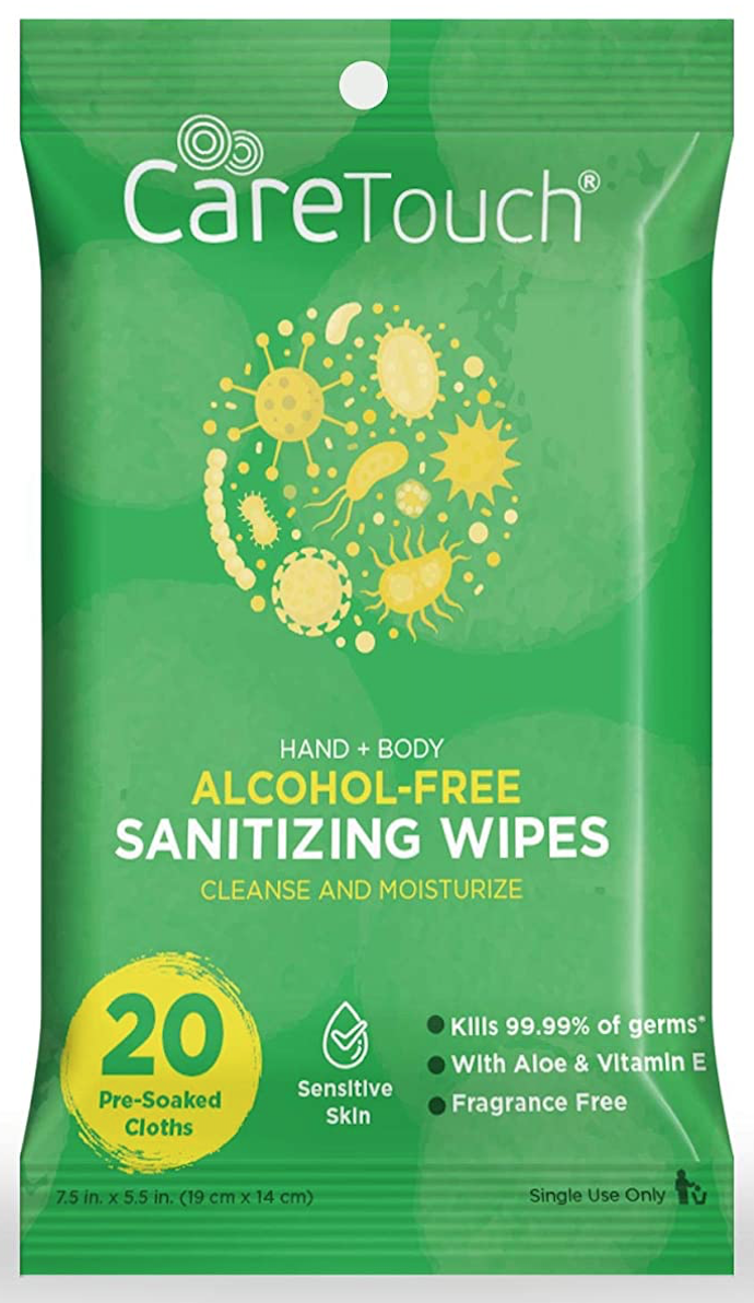 CareTouch Sanitizing Wipes, Pack of 20 | ExpressMed