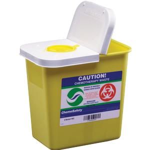 Covidien ChemoSafety Container with Hinged Lid 2 Gallon | ExpressMed