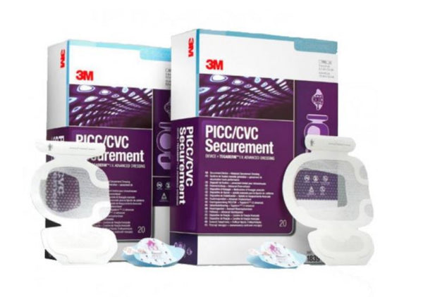 3M 1839-2100 PICC / CVC Securement Device + Tegaderm I.V. Advanced ...