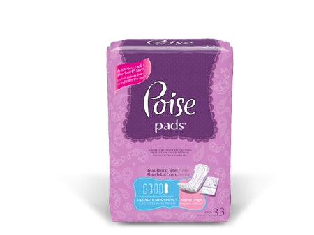Poise Ultimate Pads - 15 9/10", Case of 108, Heavy Absorbency, Female ...