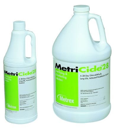 Metricide 28 High-Level Disinfectant: 1 Count, 1 gallon, Jug, Unscented