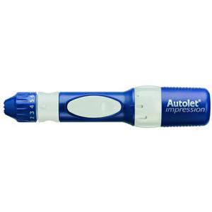 Autolet Impression Advanced Lancing Device with Comfort Zone Technolog