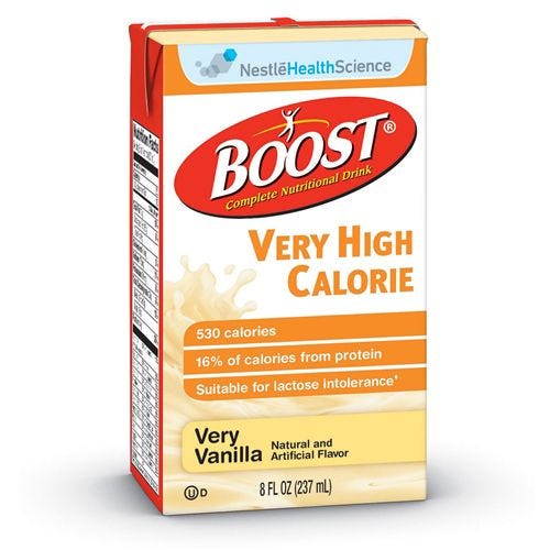 Nestle Boost Very High Calorie 530 Cal 8 oz: Vanilla, 27 Count