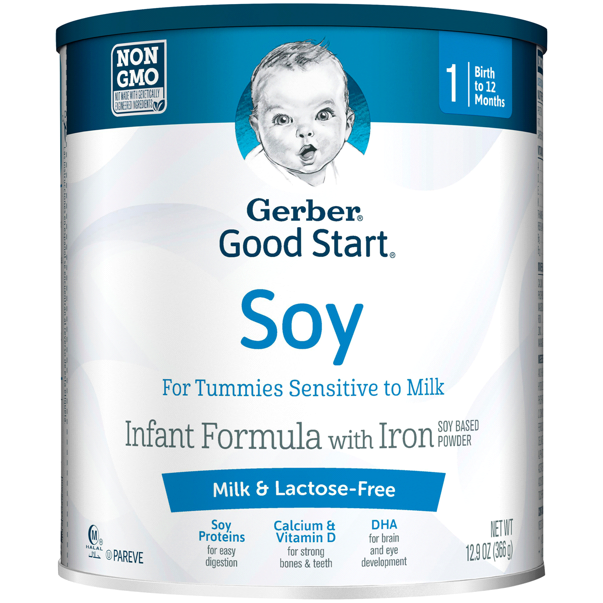 Gerber Good Start Soy Infant Formula, 12.9 Ounce Can Powder