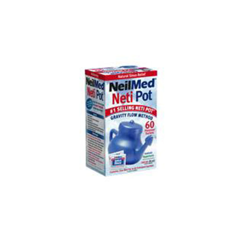 Neilmed NasaFlo Neti Pot with Premixed Packets