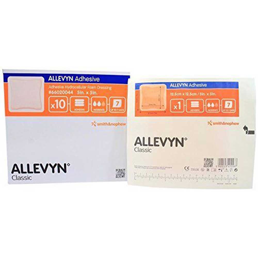 Allevyn Adhesive Hydrocellular Dressing 5" x 5" Box of 10 | ExpressMed
