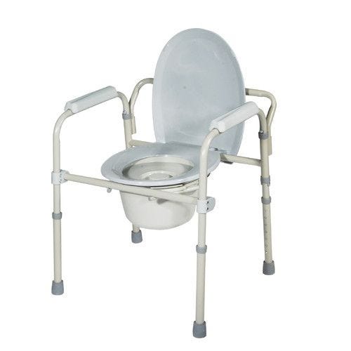 Invacare 9630-4 All-In-One Steel Commode, 1 Each