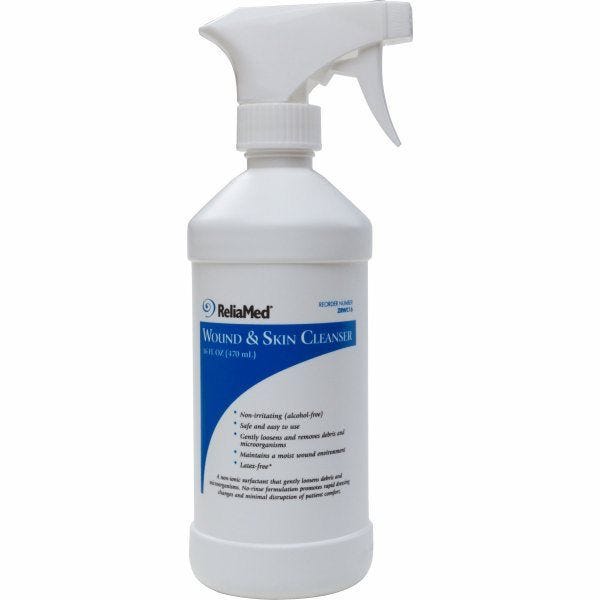 ReliaMed Wound Cleanser Spray Bottle: 16 oz, 1 Count | ExpressMed