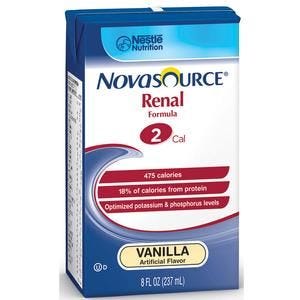 Novasource Renal Nutritional Support, Vanilla Flavor, Liquid, 8 oz ...