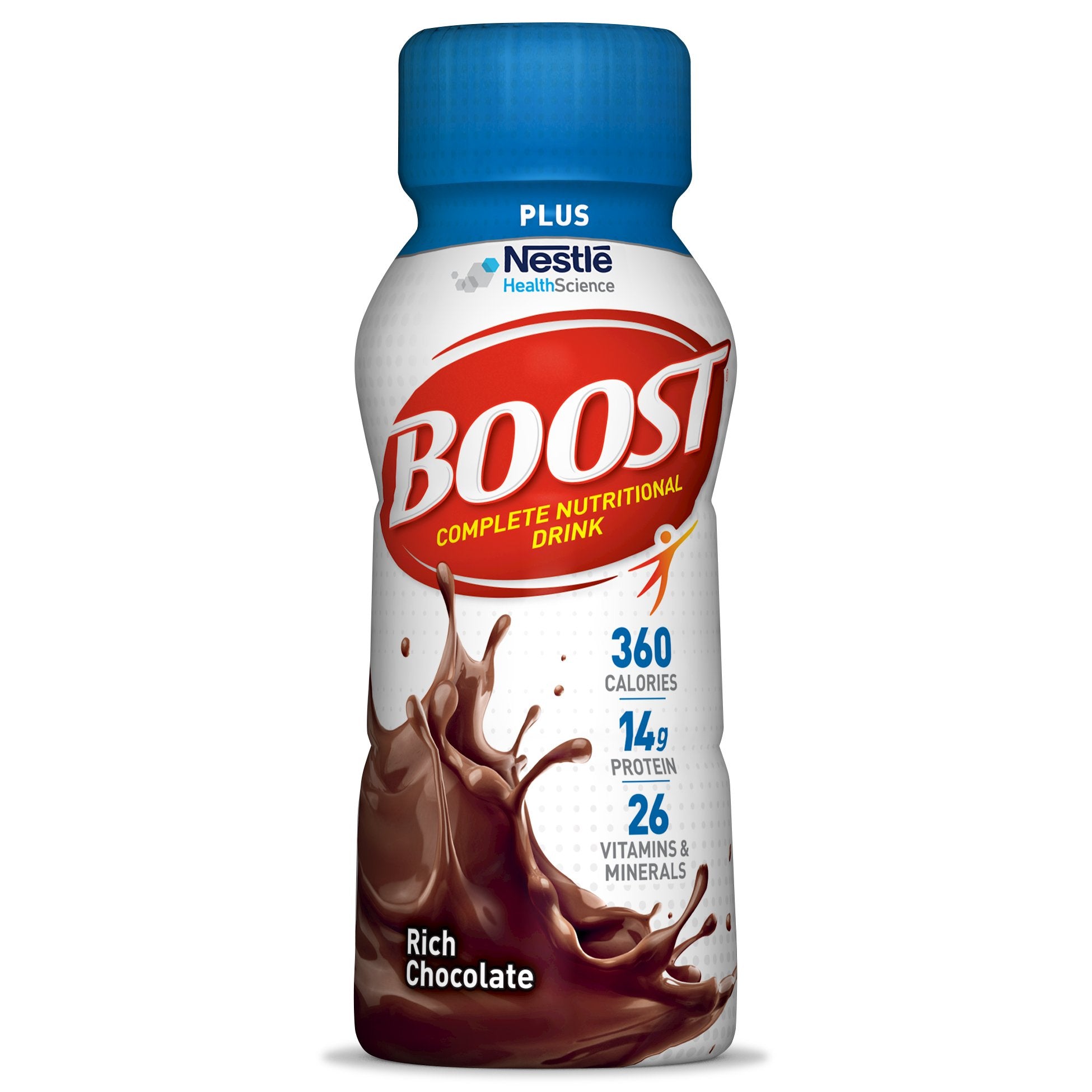 Boost Kid Essentials Plus Oral Supplement, Rich Chocolate, 8 oz. Bottle ...