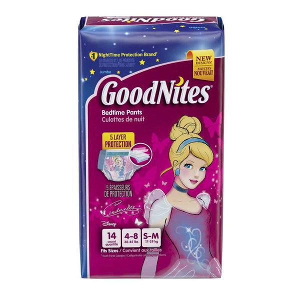 GoodNites Disposable Pull On Underwear for Girls, Heavy Absorbency ...